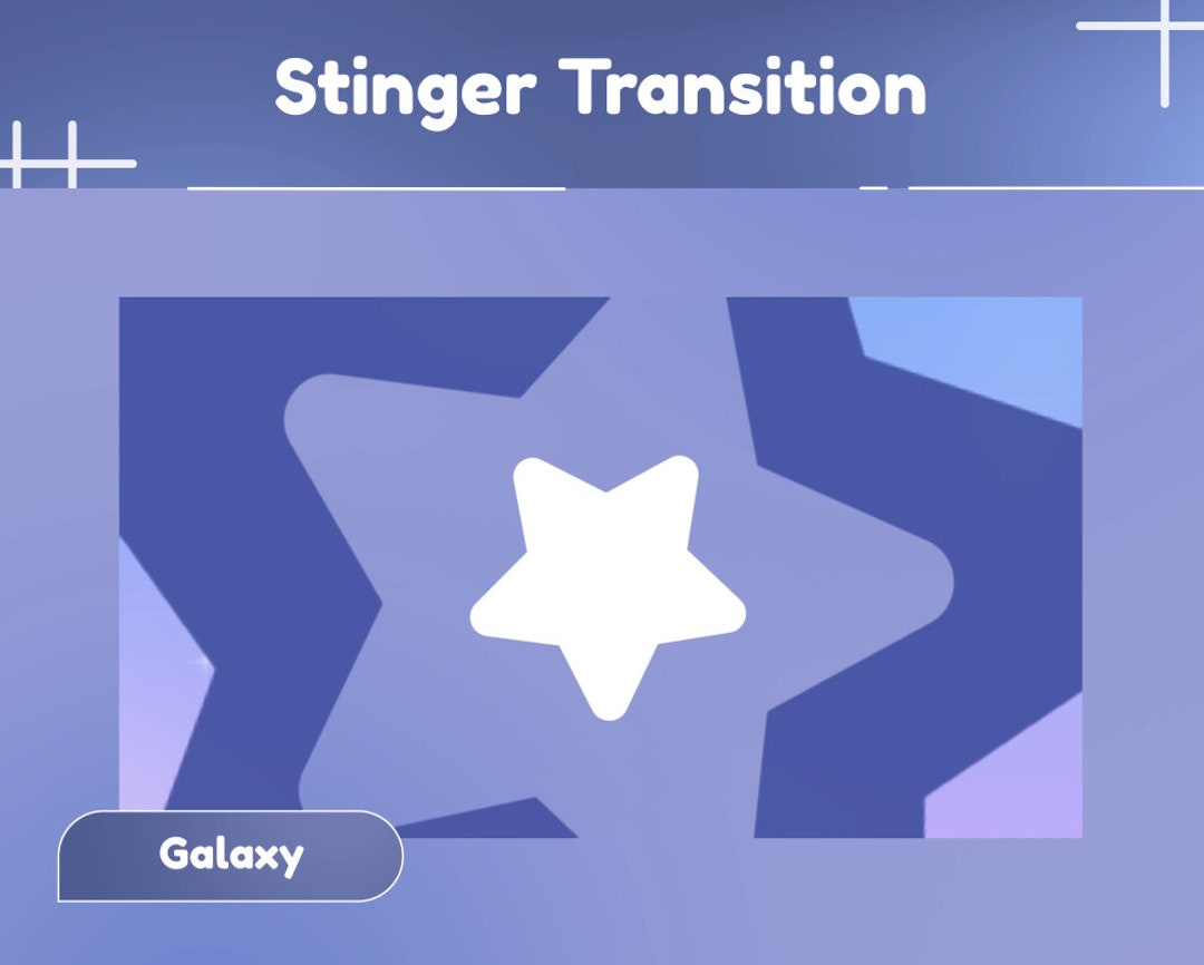 Starry World Animated Stream Transition/stinger/stream Overlay/panels ...