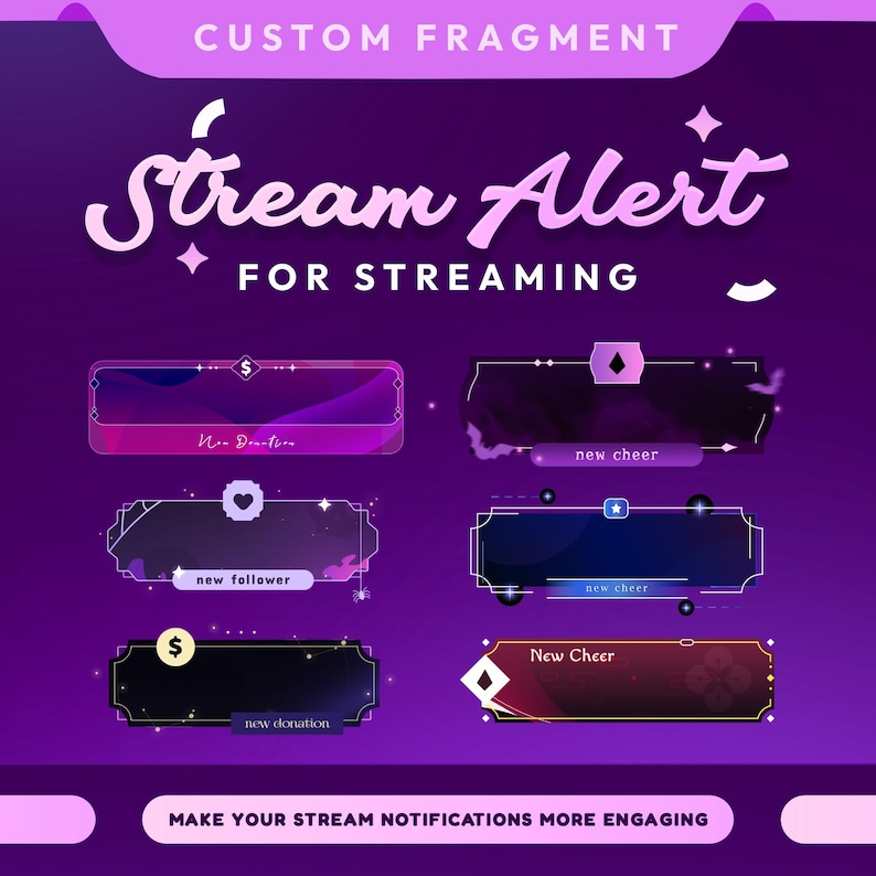 Custom 11 Alert for Twitch | Animated Cute Alert | Kawai Alert ...