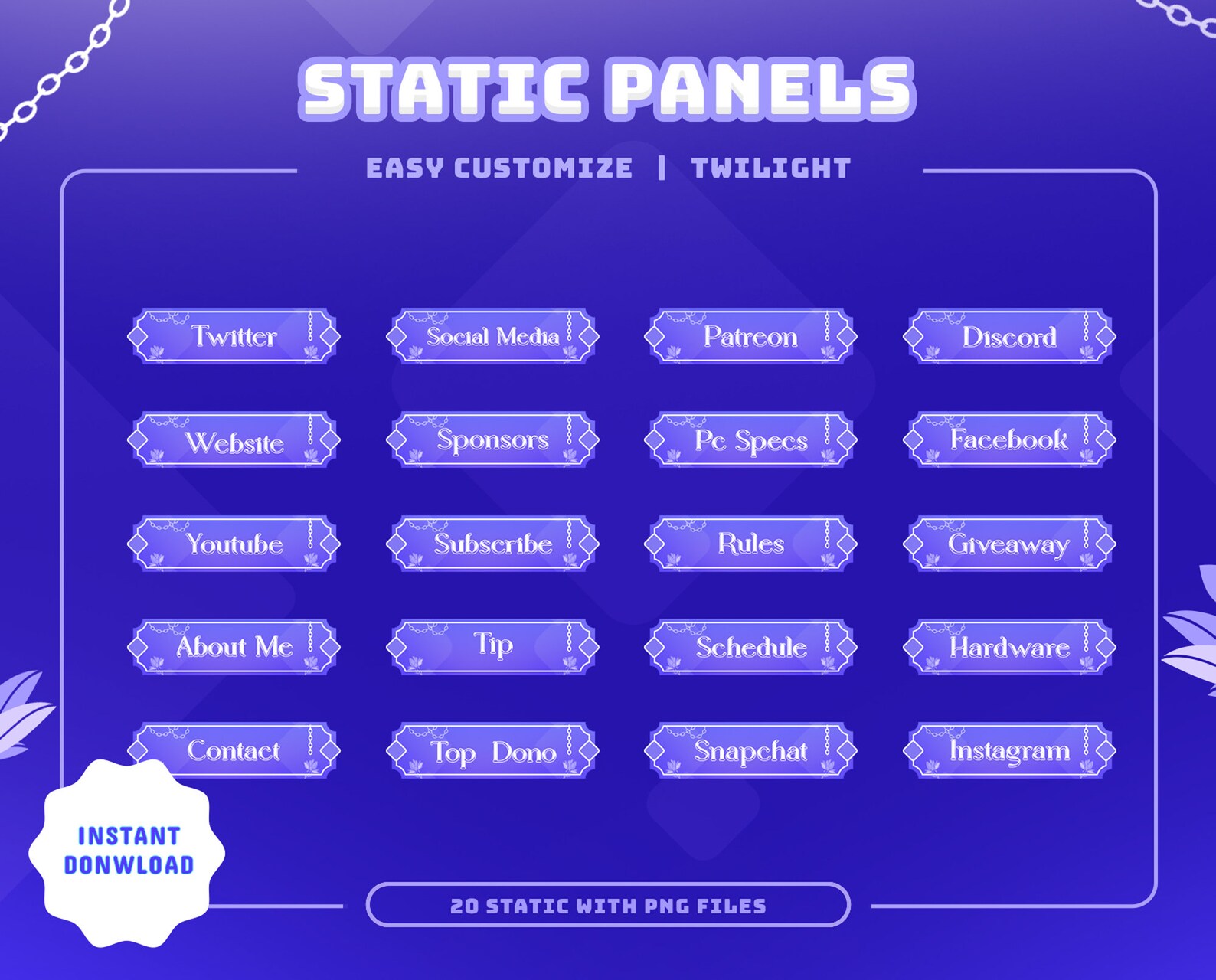 Twilight Animated Stream Package/transition/stream - Etsy