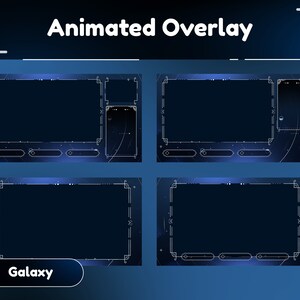 Eternal Eclips Animated Stream Overlay for Twitch,kick,youtube/galaxy ...