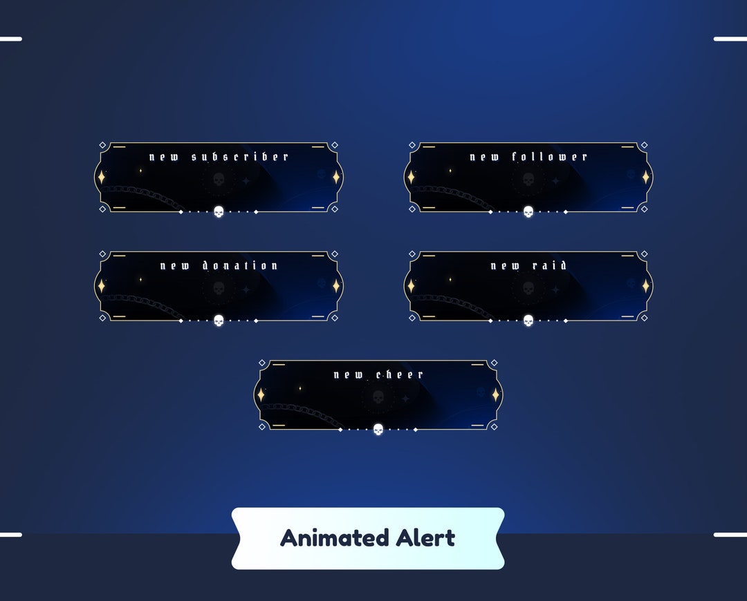 Lilith Vtuber Animated Stream Alerts/stream Overlay/transition/panels ...