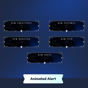 Lilith Vtuber Animated Stream Alerts/stream Overlay/transition/panels ...