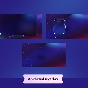 Orion Vtuber Animated Stream Package/stream Overlay/transition/panels ...