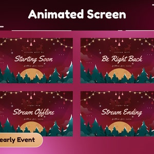 Blessing Christmas Animated Stream Overlay for Twitch, Youtube/merry ...