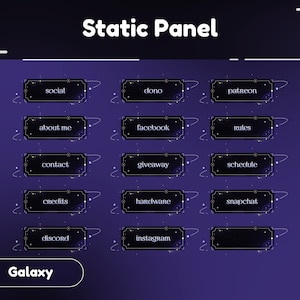 Astro Space Animated Stream Package/transition/stream Overlay/panels ...