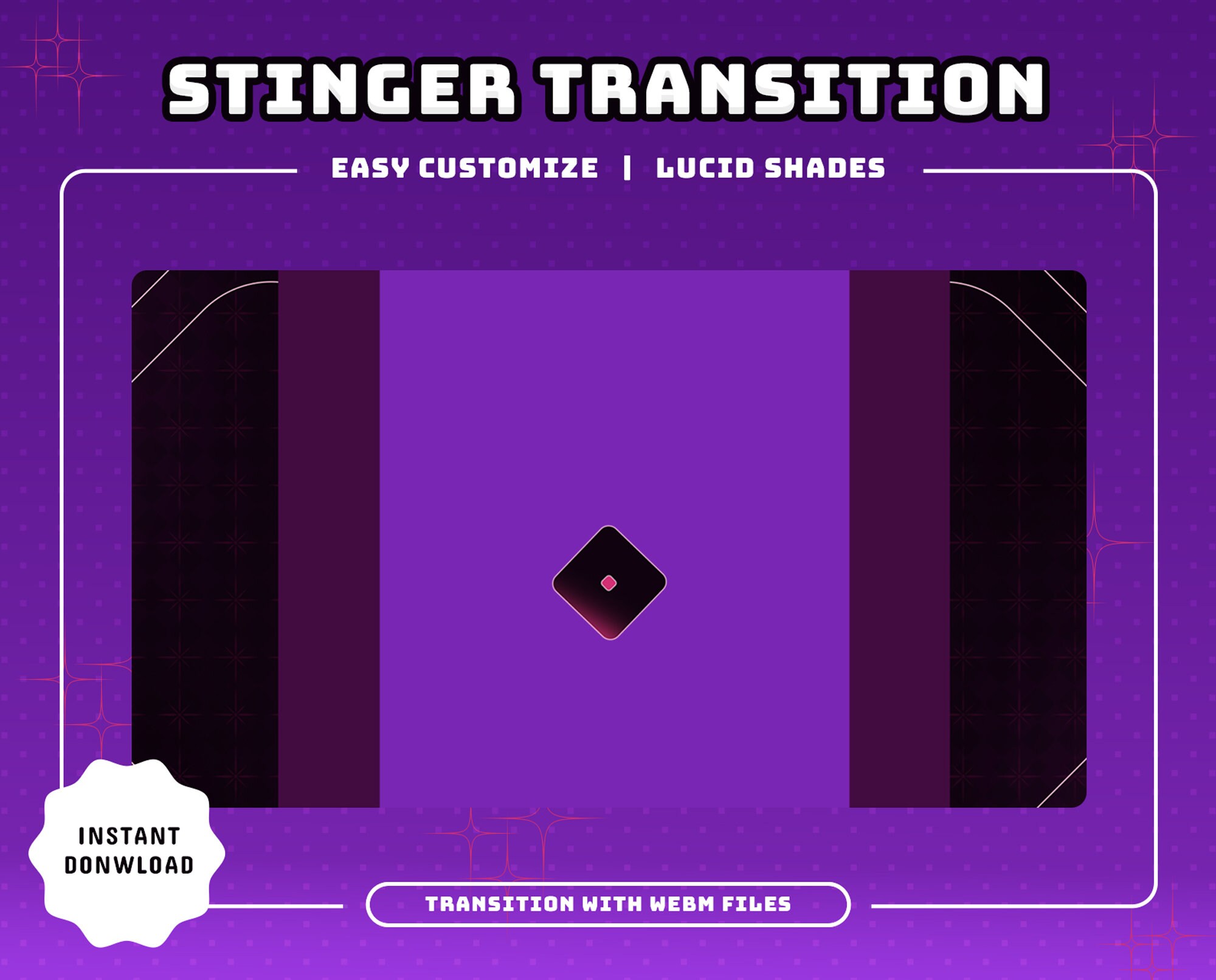 Lucid Shades Animated Stream Transition/stream - Etsy