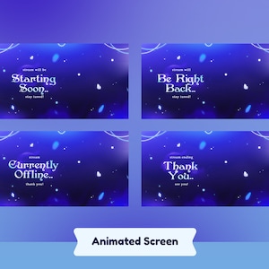 Taurus Animated Stream Screens/transition/stream Overlay/panels/sky ...