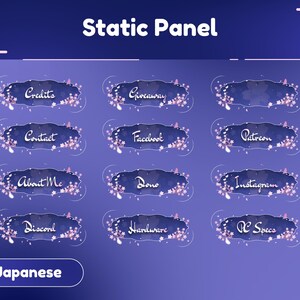 Moonbeam Blossom Animated Stream Pack for Twitch, Kick,youtube ...