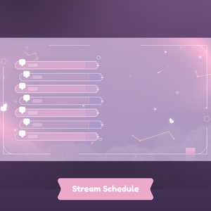 Stardust Vtuber Animated Stream Package/stream Overlay/transition ...