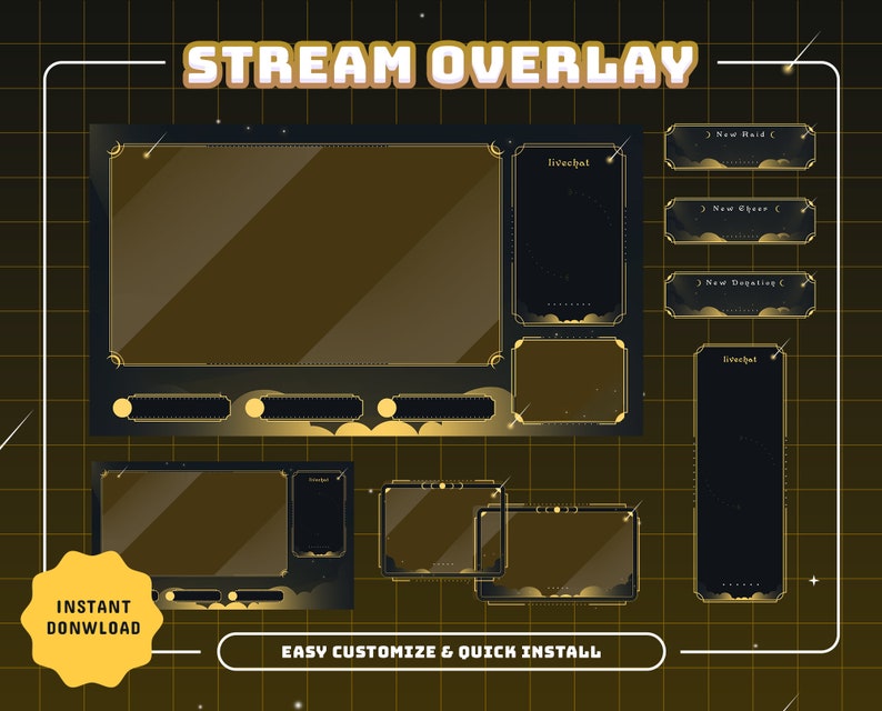 Divine Animated Stream Package/transition/stream - Etsy