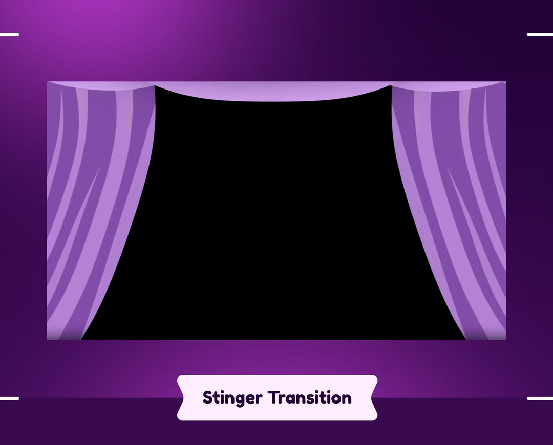 Violet Veil Vtuber Animated Stream Transition/stream Overlay/kingdom ...