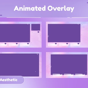 Luminescence Animated Stream Package for Twitch, Youtube/stream Overlay ...
