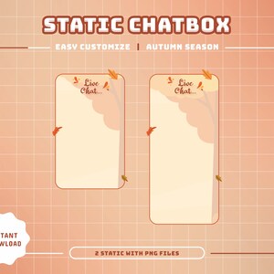 Autumn Season Animated Stream Package/transition/stream Overlay/panels ...