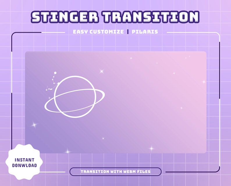 Pilaris Animated Stream Package/transition/stream - Etsy