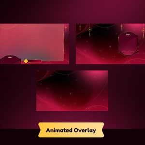 Aizen Vtuber Animated Stream Package/stream Overlay/transition/panels ...