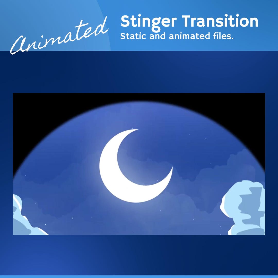 Blue Sky Serenity Stinger Transition: Soft Blue Cloud Atmosphere for ...