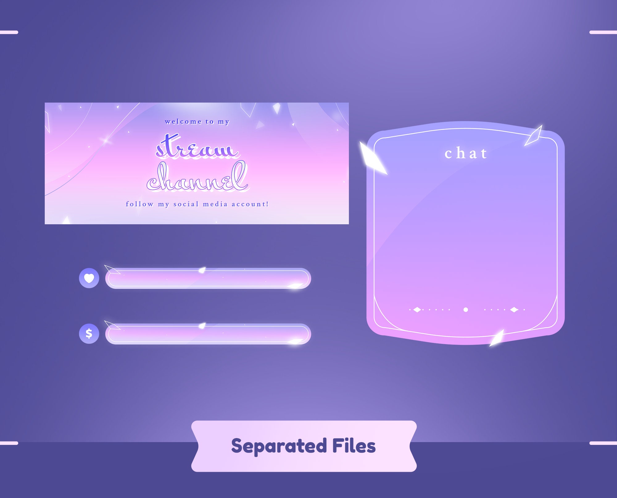 Iris Vtuber Animated Stream Package/stream - Etsy UK