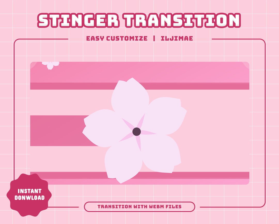 Iljimae Animated Stream Transition/transition/stream Overlay/panels ...