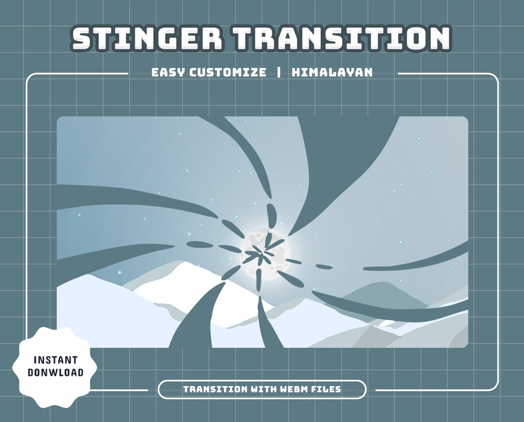 Himalayan Animated Transition/snow Theme/cute Theme/white/panels ...