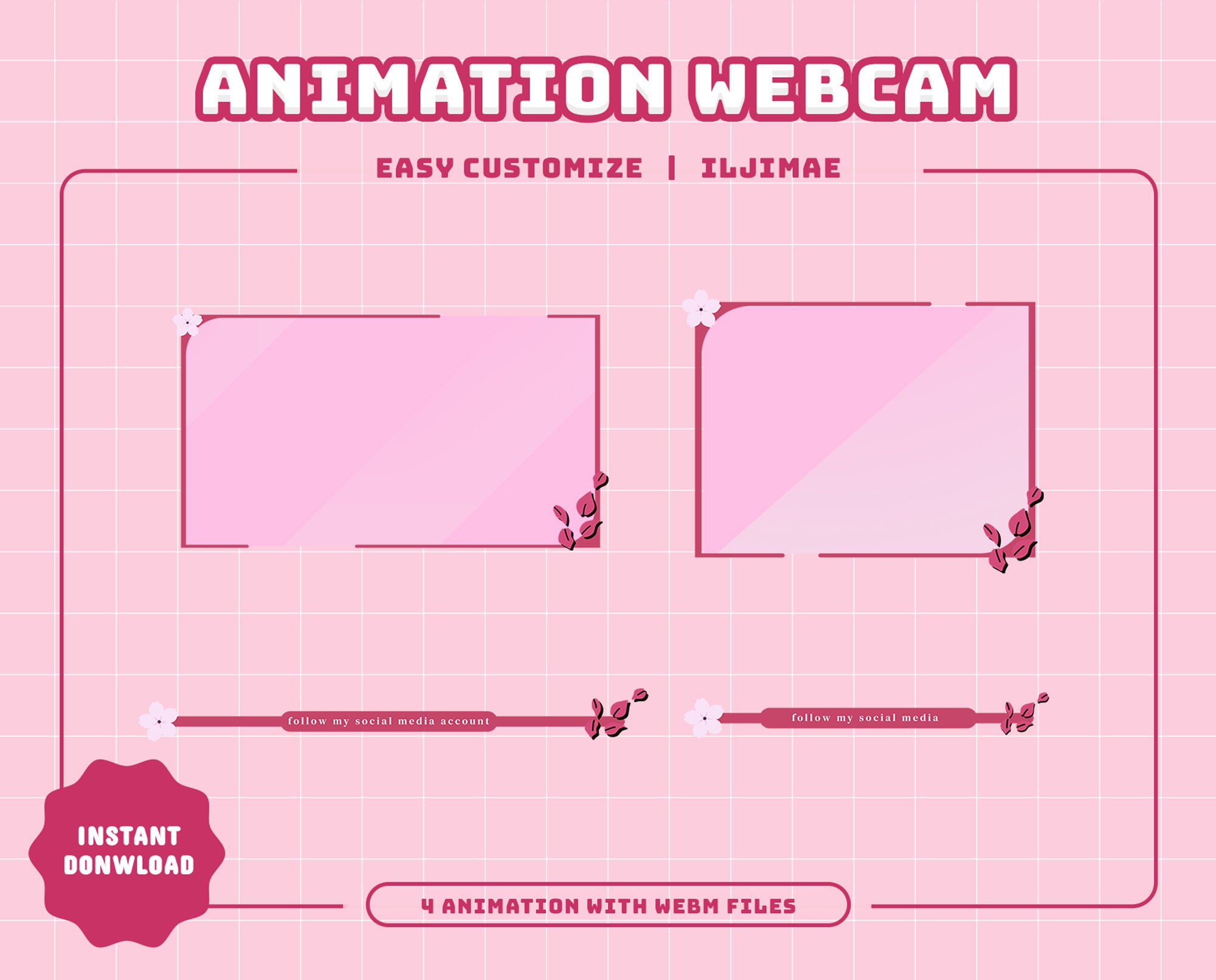Iljimae Animated Stream Package/transition/stream - Etsy