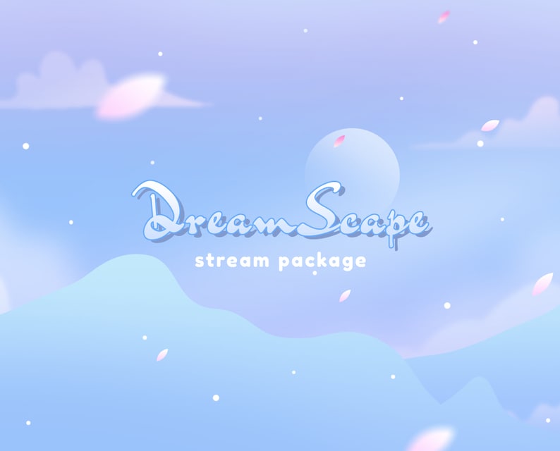 Dreamscape Animated Stream - Etsy
