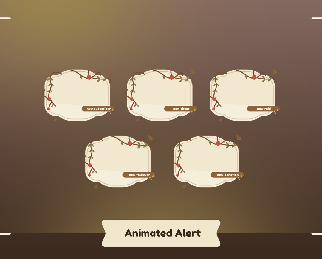Countryside Vtuber Animated Stream Alerts/stream Overlay/transition ...