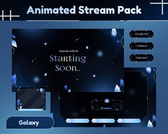 Astro Space Animated Stream Package/transition/stream Overlay/panels ...
