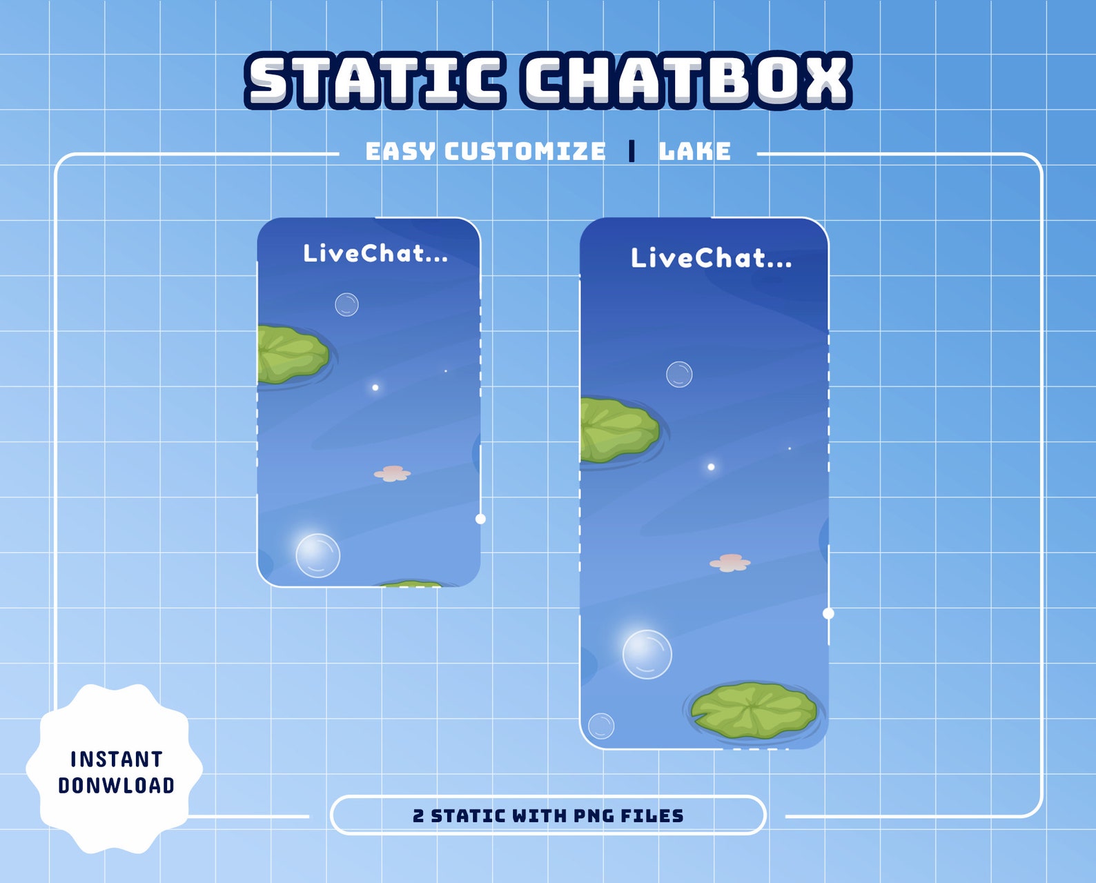 Lake Animated Stream Package/stream Overlay/stream Package/sea Theme ...