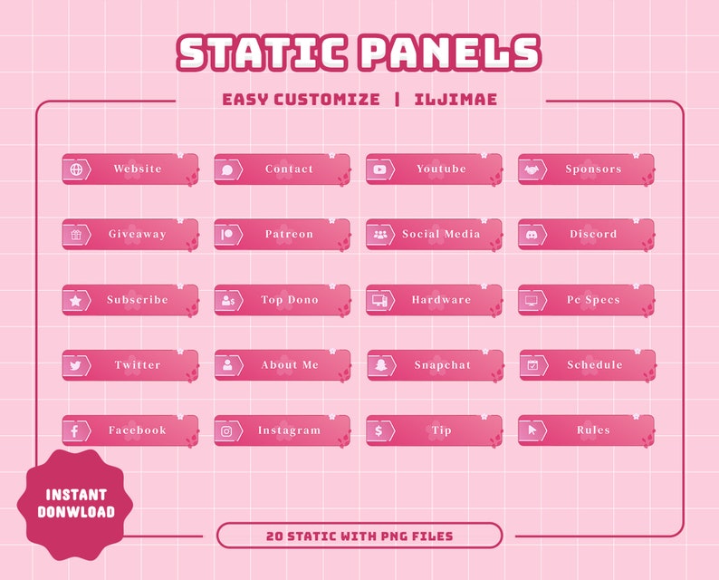 Iljimae Animated Stream Package/transition/stream - Etsy