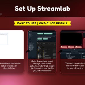 Sweetheart Flair Animated Stream Overlay Package for Twitch/soft Pink ...