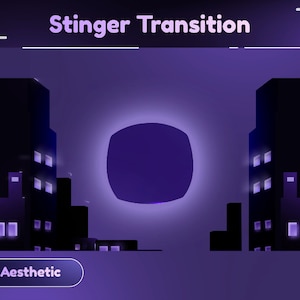 Metropolitan Animated Stream Transition/stinger/stream Overlay/panel ...