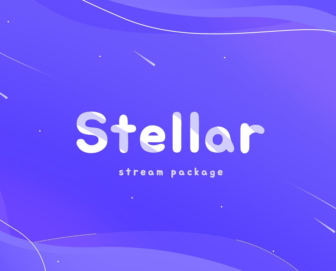 Stellar Animated Stream Package/transition/stream - Etsy
