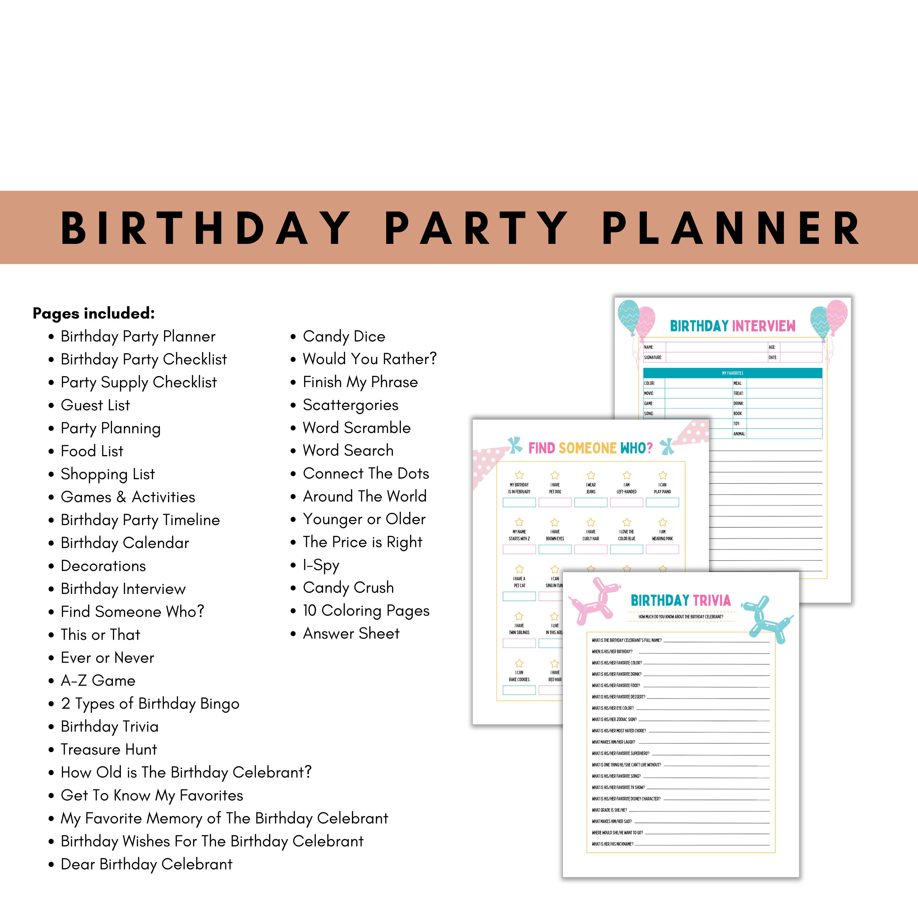 Birthday Party Planner | Birthday Party Organizer | Party Planner ...