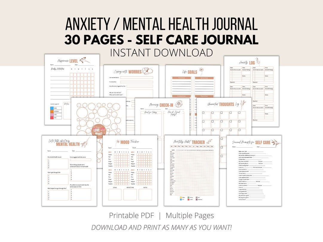 Therapy Journal | Mental Health Journal | Healing Journal | Mental ...