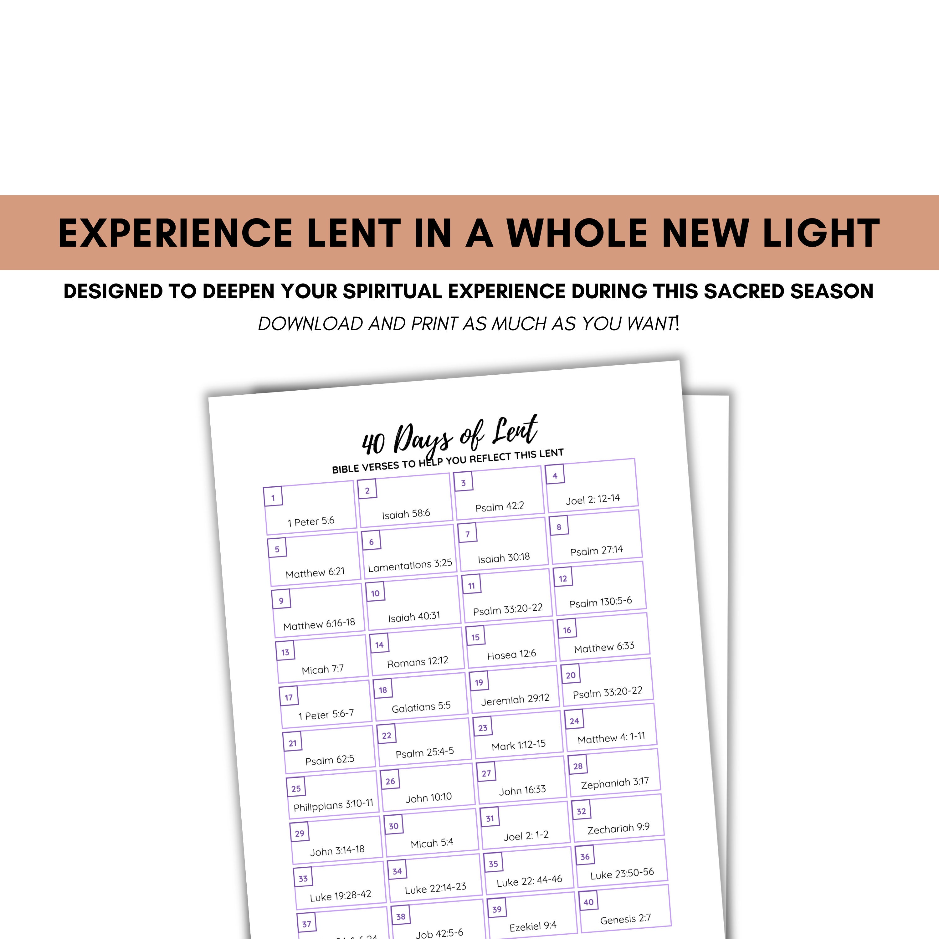 Catholic Lent Activities | Lent Countdown | Family Lent Activity ...