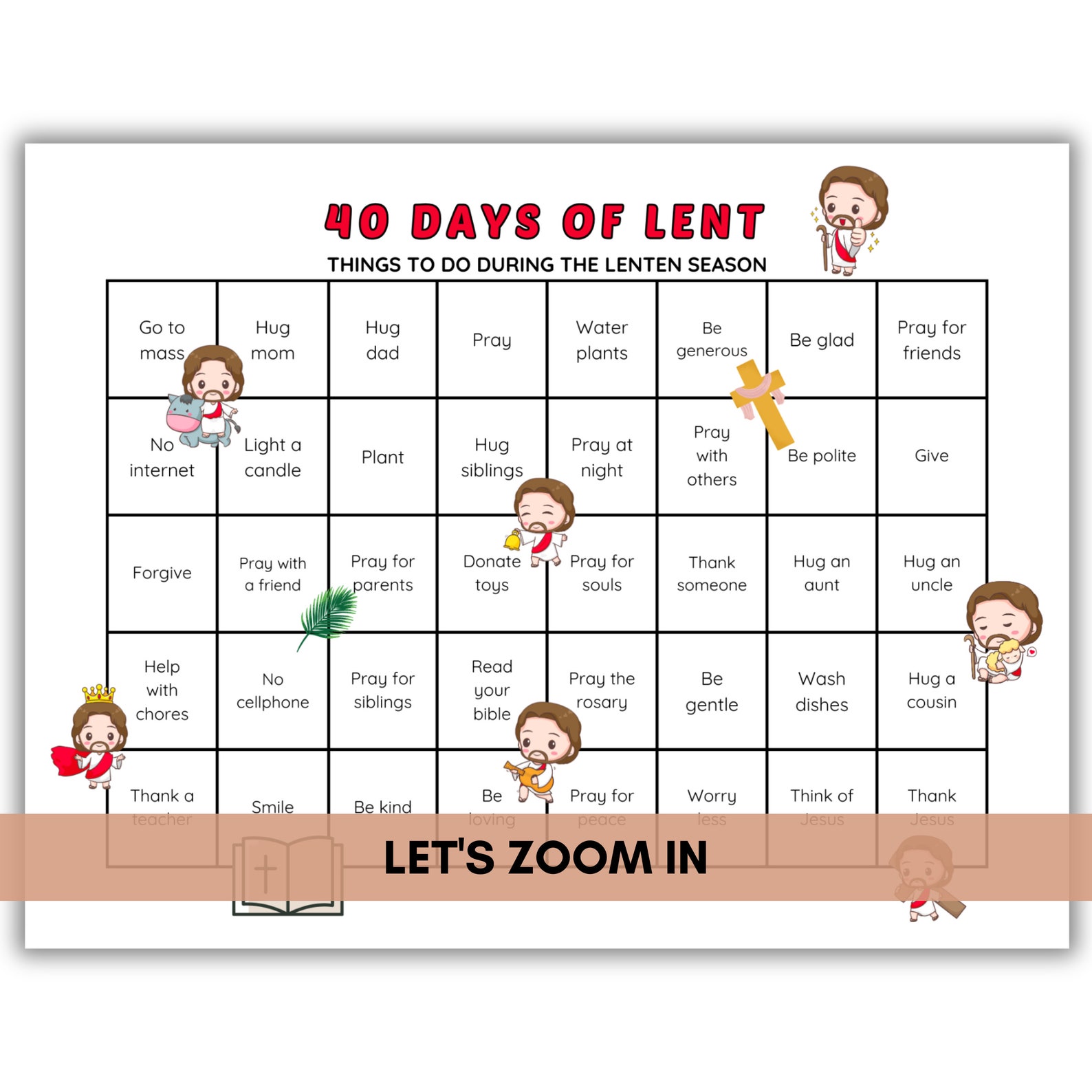 Lent for Kids | Family Lent Activity | Easter Activity for Kids | Ash ...