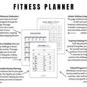 Fitness Journal | Self Care | Meal Planner | Health Goal | Undated ...