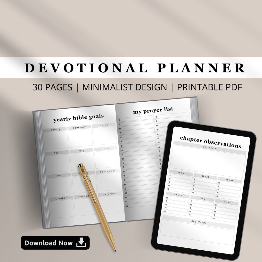 Faith Planner | Bible Journaling Inserts | Christian Planner | Digital ...