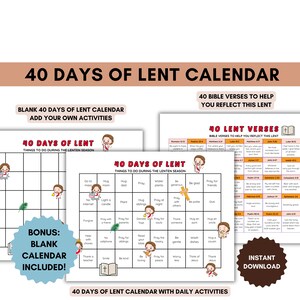 Lent for Kids | Family Lent Activity | Easter Activity for Kids | Ash ...