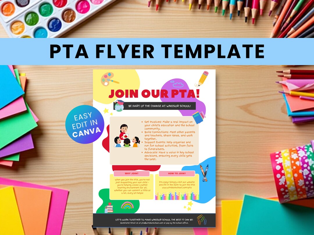 Pta Membership Drive Flyer | We Need You | Pta Recruitment Flyer ...