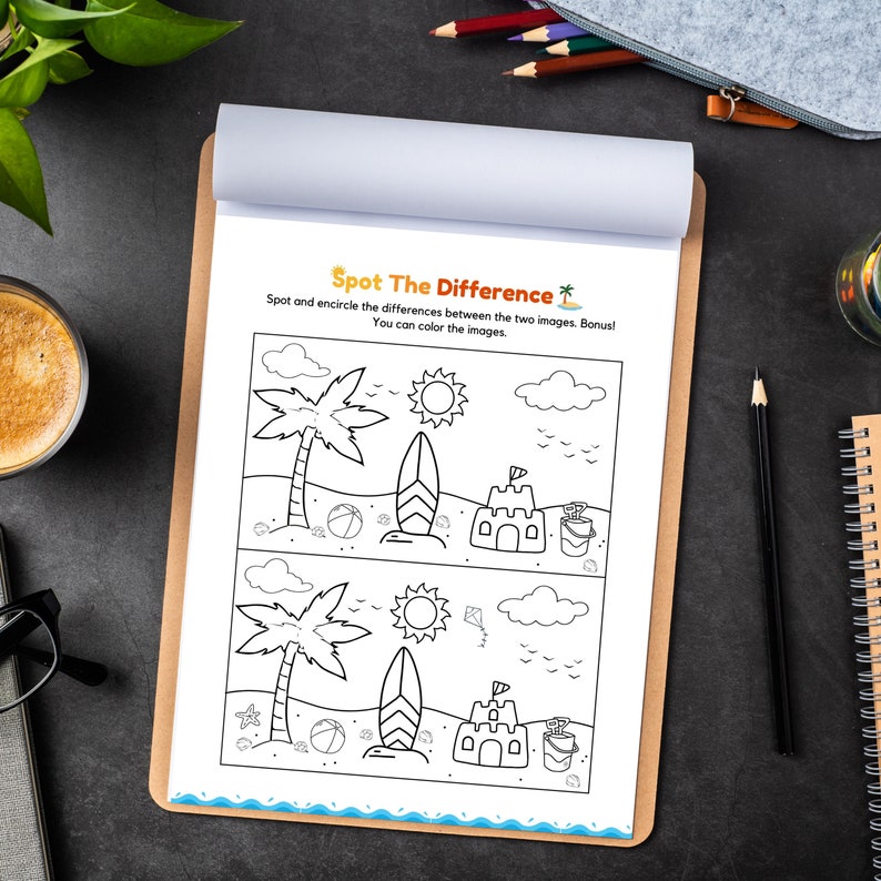 Summer Coloring Pages | Printable Summer Activity | Kids Activity Pack ...