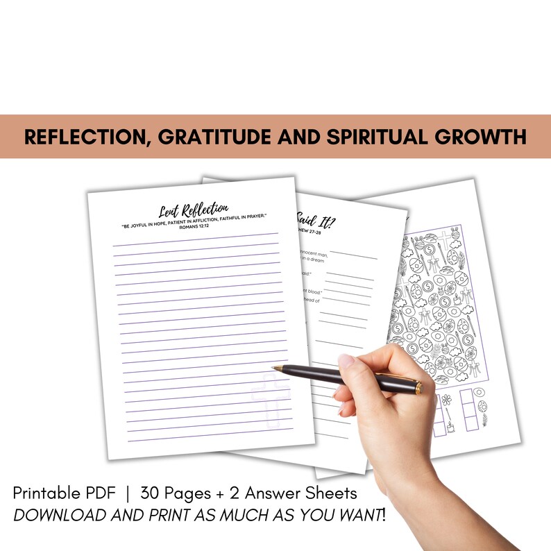 Catholic Lent Activities | Lent Countdown | Family Lent Activity ...