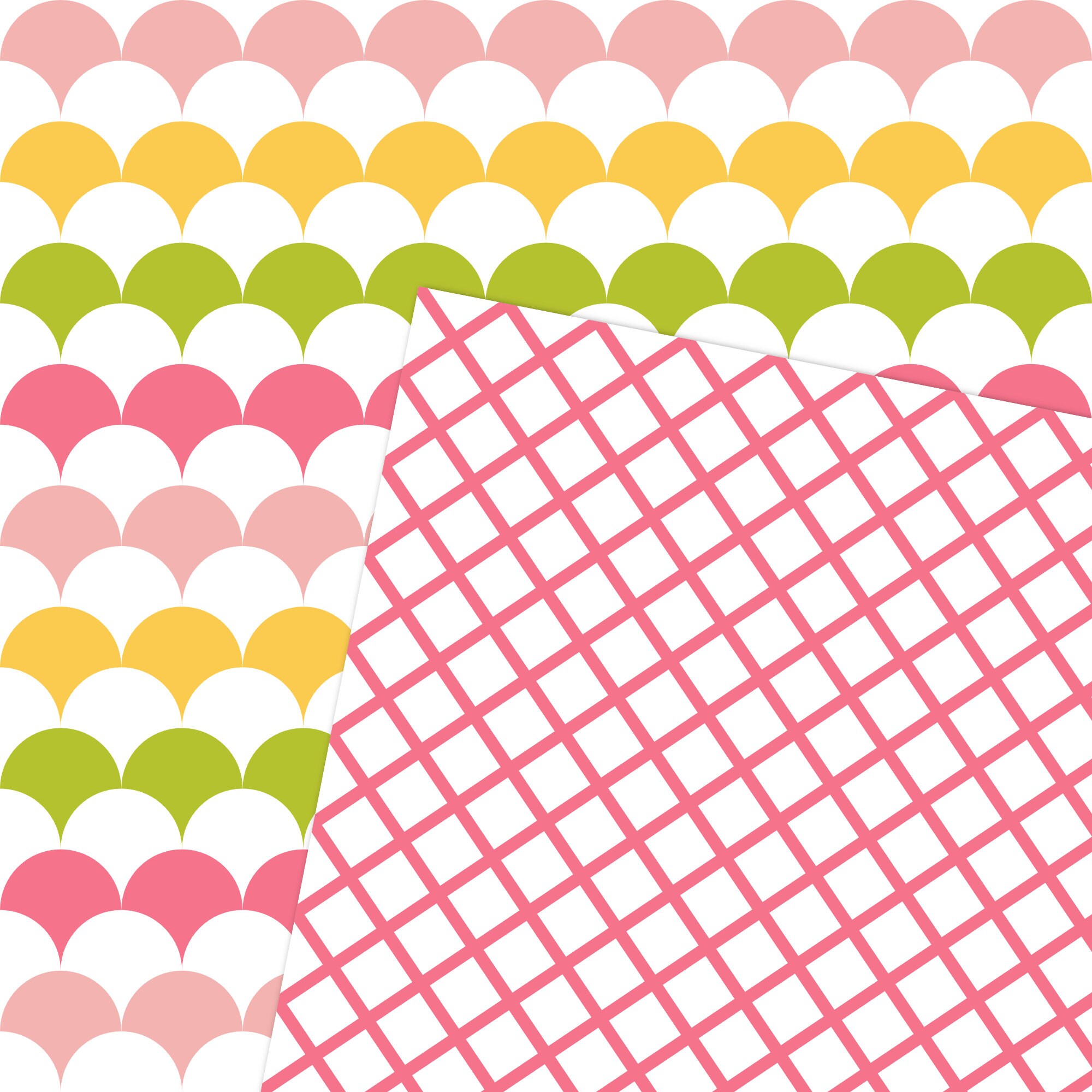 SALE Summer Citrus Digital Papers, Colorful Digital Papers, Lime Green ...