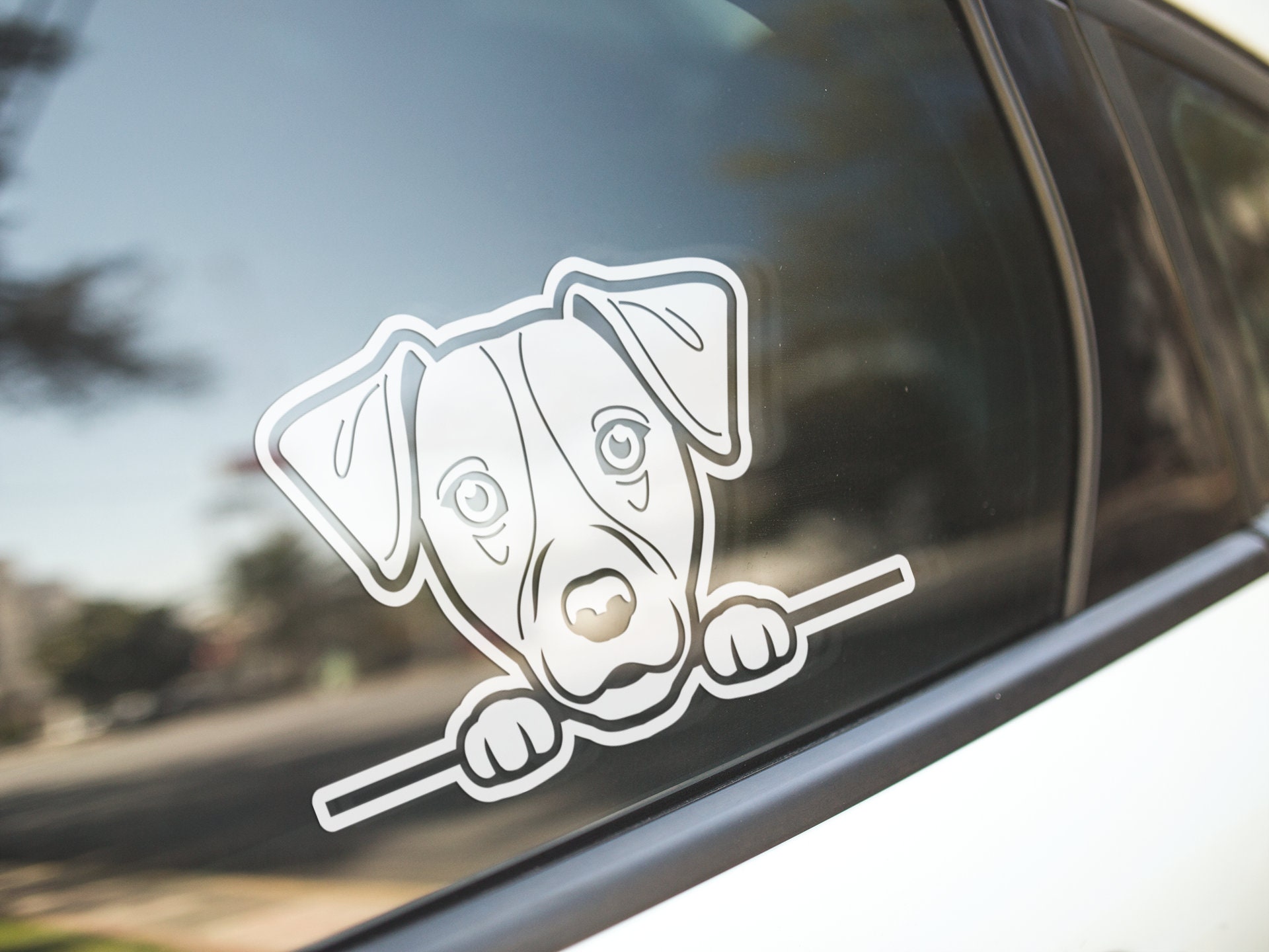 Jack Russell Decal Jack Russell Sticker Jack Russell - Etsy