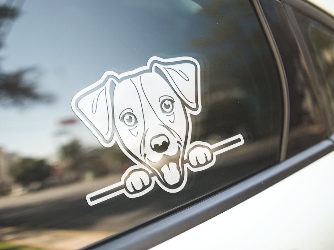 Jack Russell Decal Jack Russell Sticker Jack Russell - Etsy