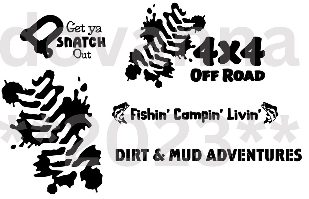 4wd Decals 4wd Stickers 4x4 Decals - Etsy