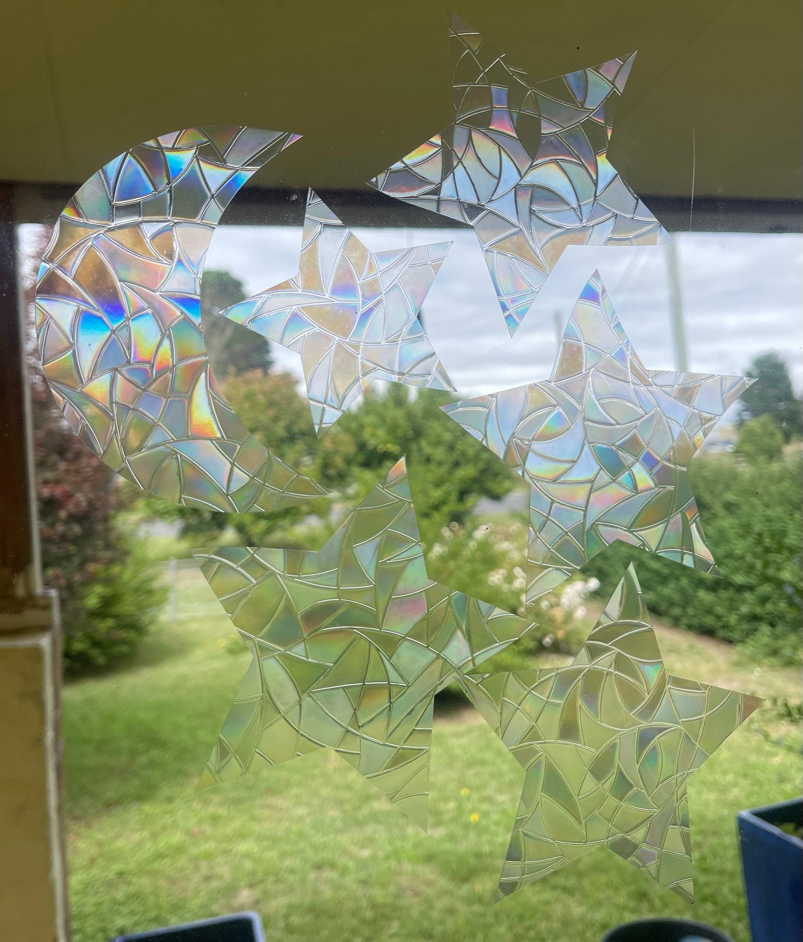Suncatchers - Window Cling Film Suncatchers - Rainbow Suncatchers - Etsy