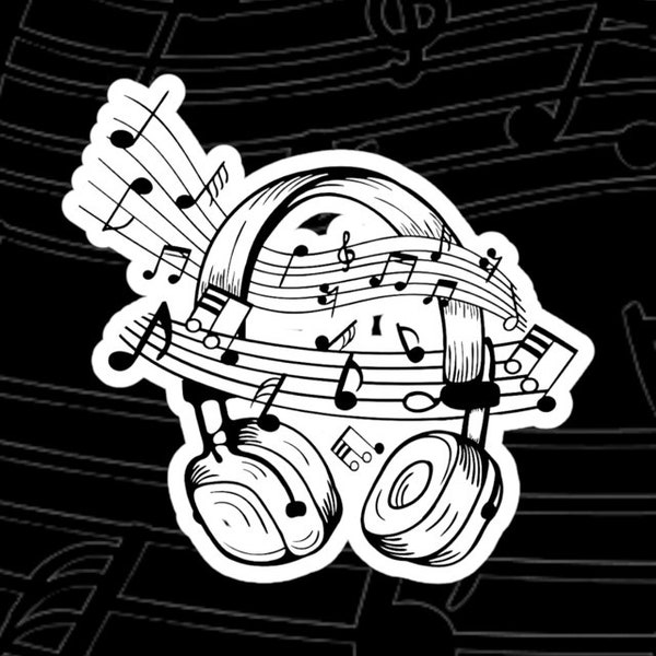 Headphone Stickers - Etsy