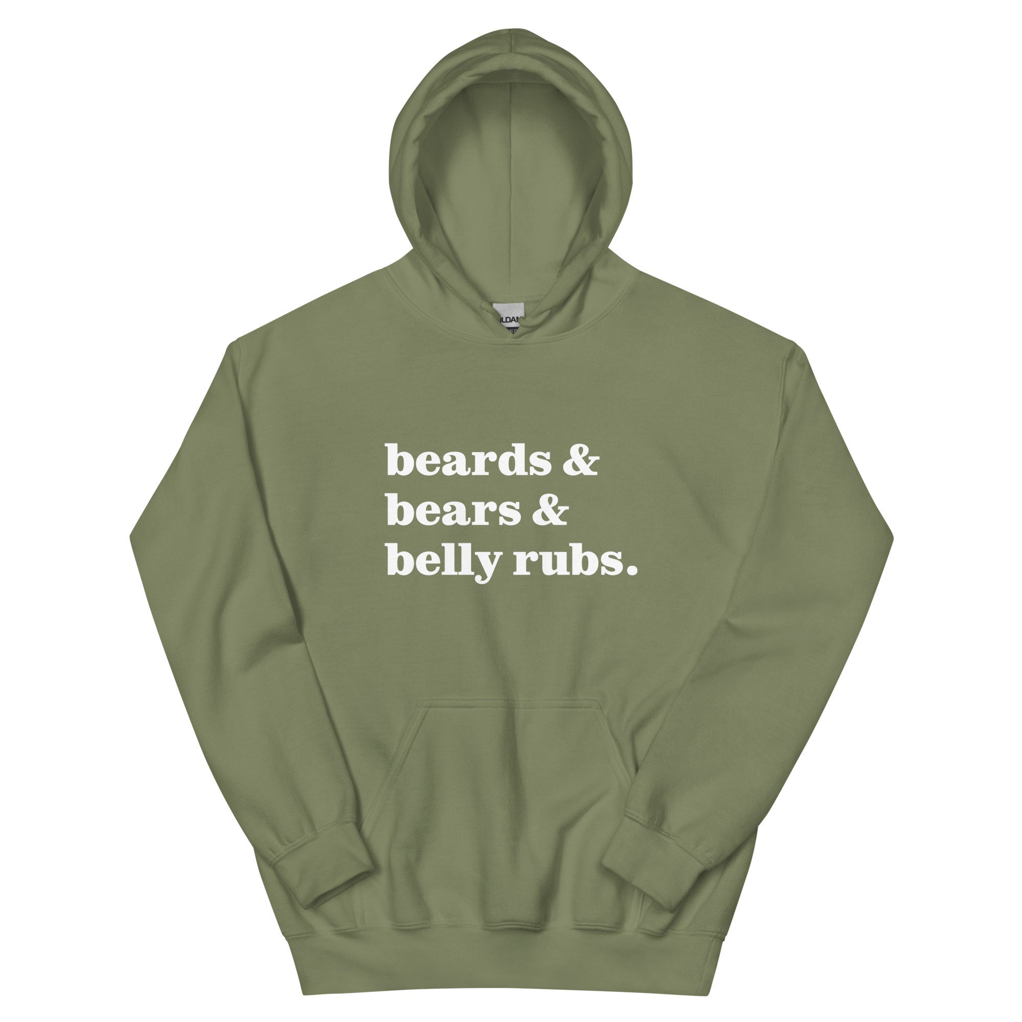 Beards Bears Belly Rubs Hoodie Gay Bear Hoodie Multiple Colors Etsy