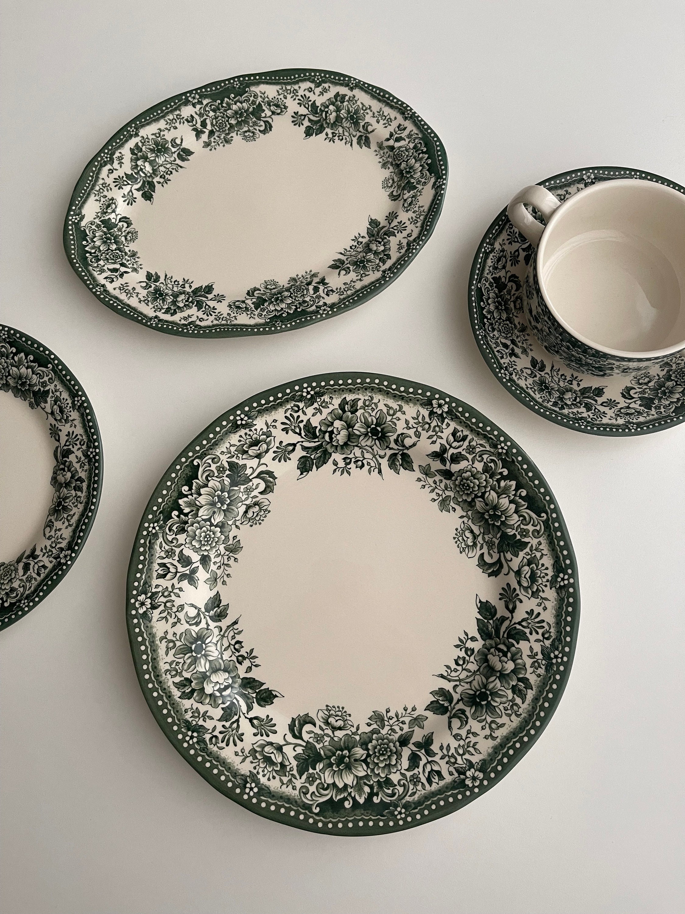 Claytan Dinnerware | Vintage Style | Ceramic Plates | Soup Bowls ...